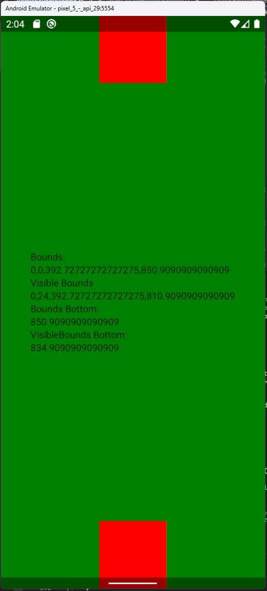 [NET6][Android] VisibleBoundsPadding and it's API are Not Working · Issue #12007 · unoplatform ...
