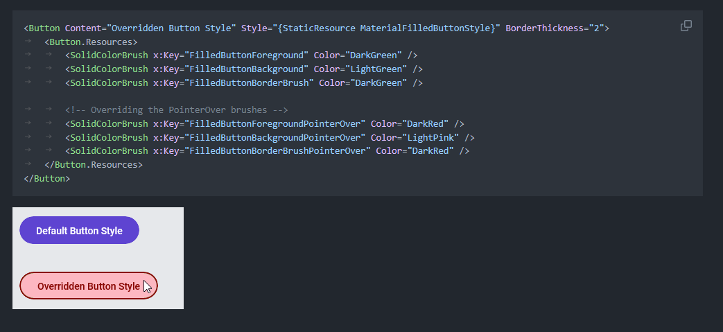 [Docs][Lightweight Styling] Fix XAML/Screenshot sample · Issue #1181 ...
