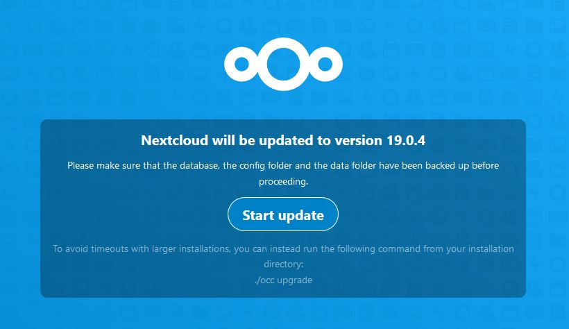 Web update loop for 19.0.4snap1 · Issue #1504 · nextcloud-snap/nextcloud-snap · GitHub