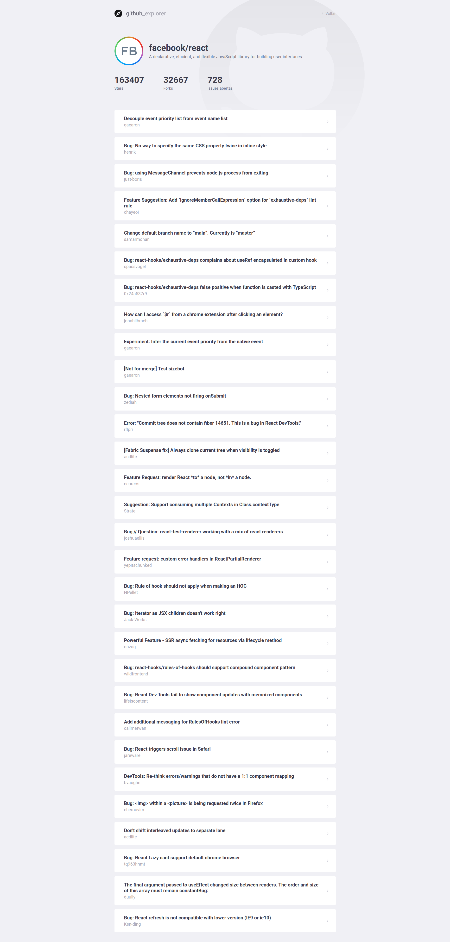 GitHub - GJayme/github-explorer