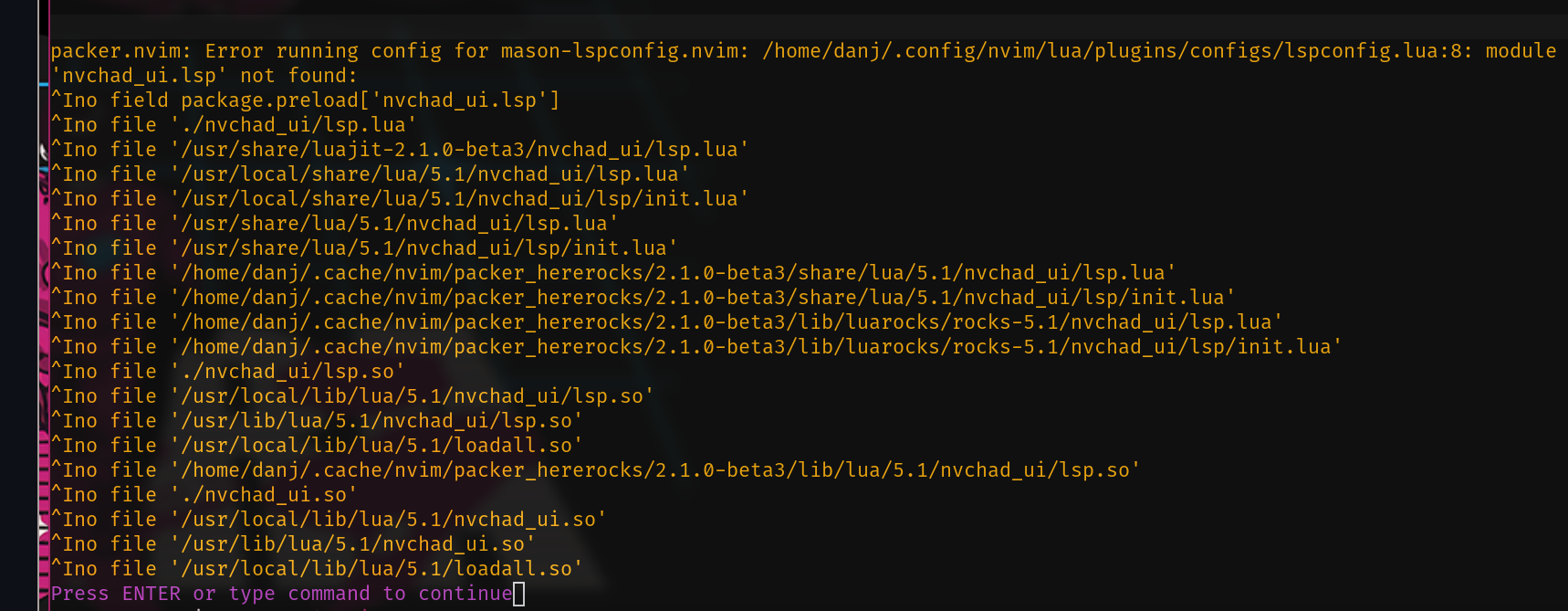 Integrate with mason-lspconfig.nvim · Issue #1758 · NvChad/NvChad · GitHub