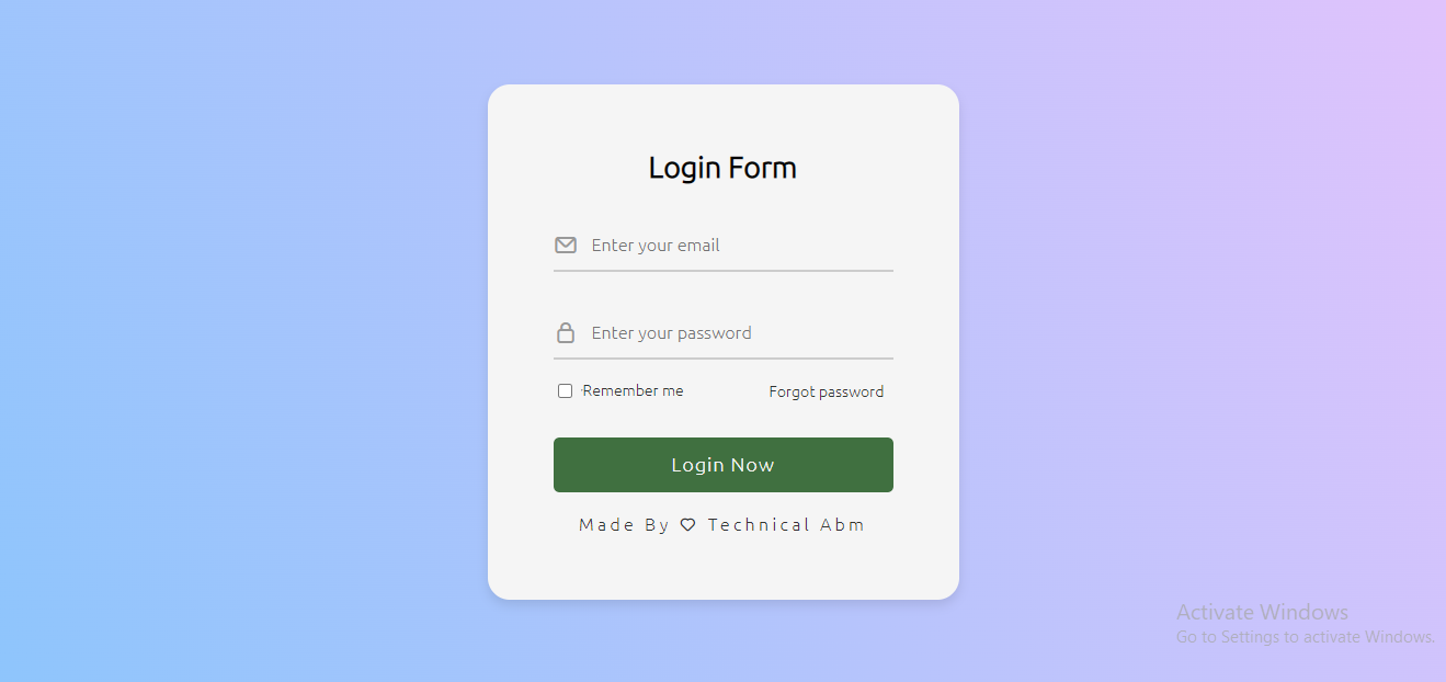 GitHub - Technical-Abm/Login-Form: Login Form Made By Technical Abm