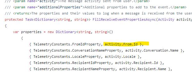 Microsoft Teams: Bot Framework + Application Insights with CreateConversationAsync causes null ...