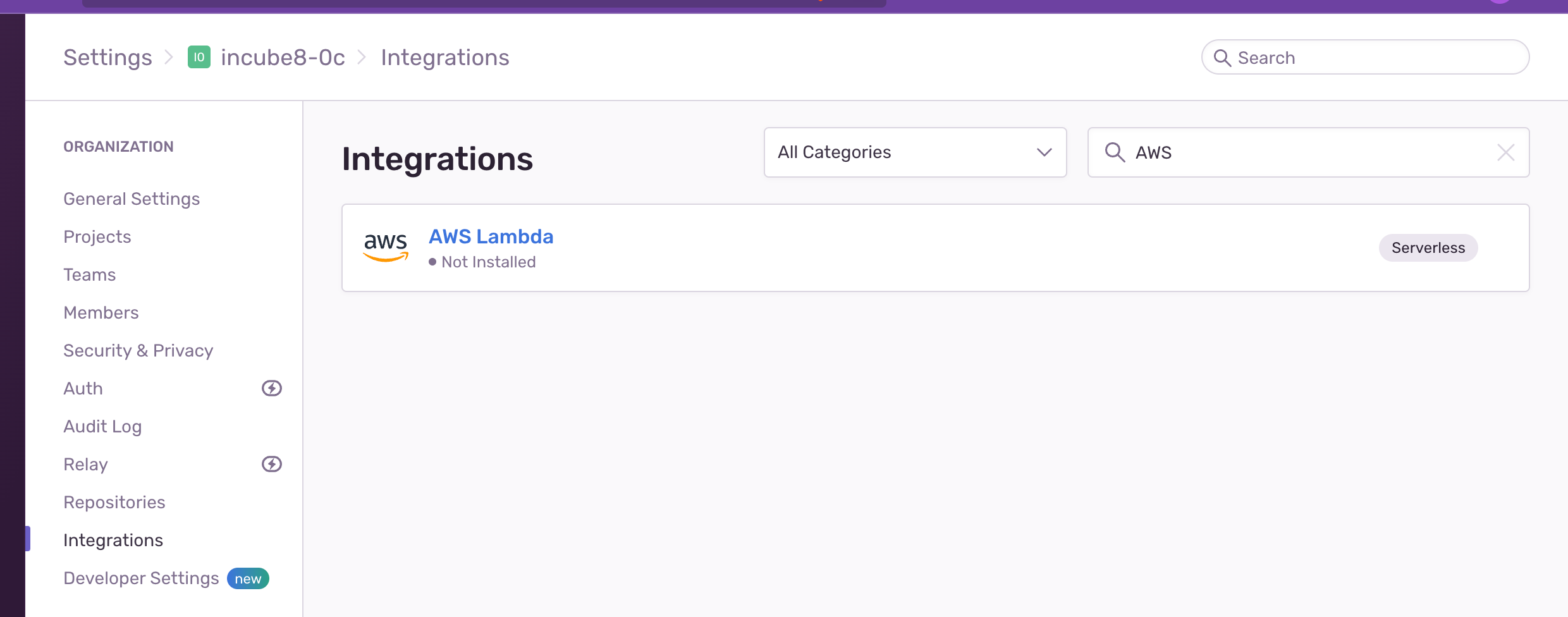 No AWS Lambda Integration · Issue #1389 · getsentry/self-hosted · GitHub