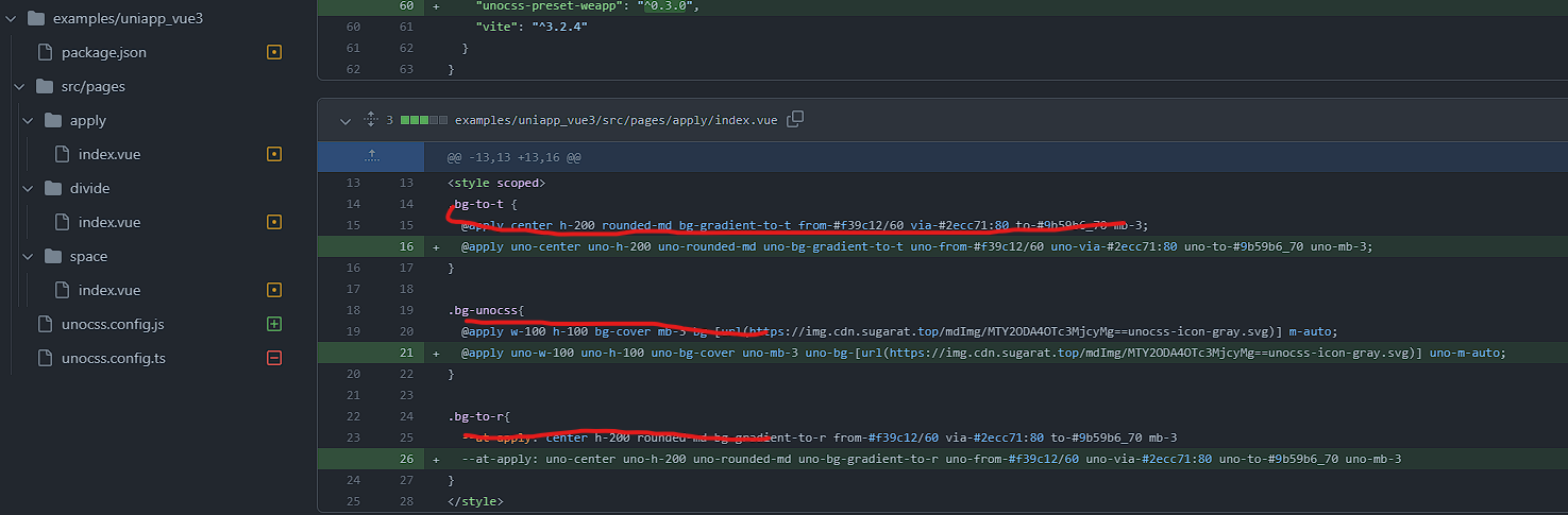配置 prefix 后 部分样式异常 · Issue #31 · MellowCo/unocss-preset-weapp · GitHub