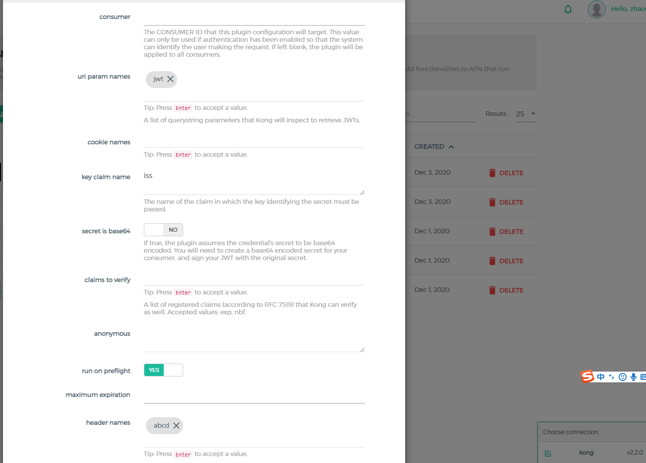 Kong 2 2 0 Jwt Plug In Validation Failed · Issue 6623 · Kong Kong · Github
