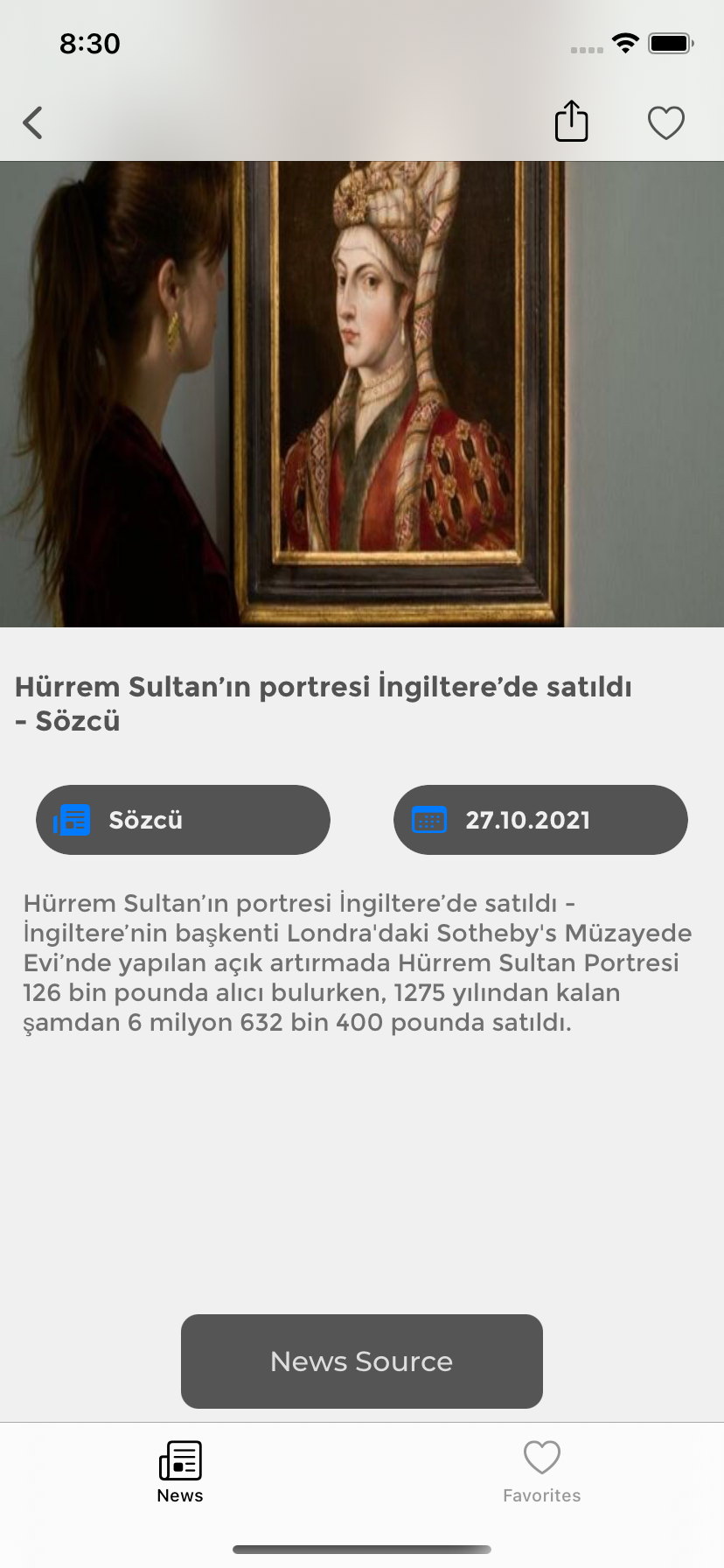 GitHub - MineRala/NewsApp: News App: MVVM Design pattern, programmatic UIKit and News API