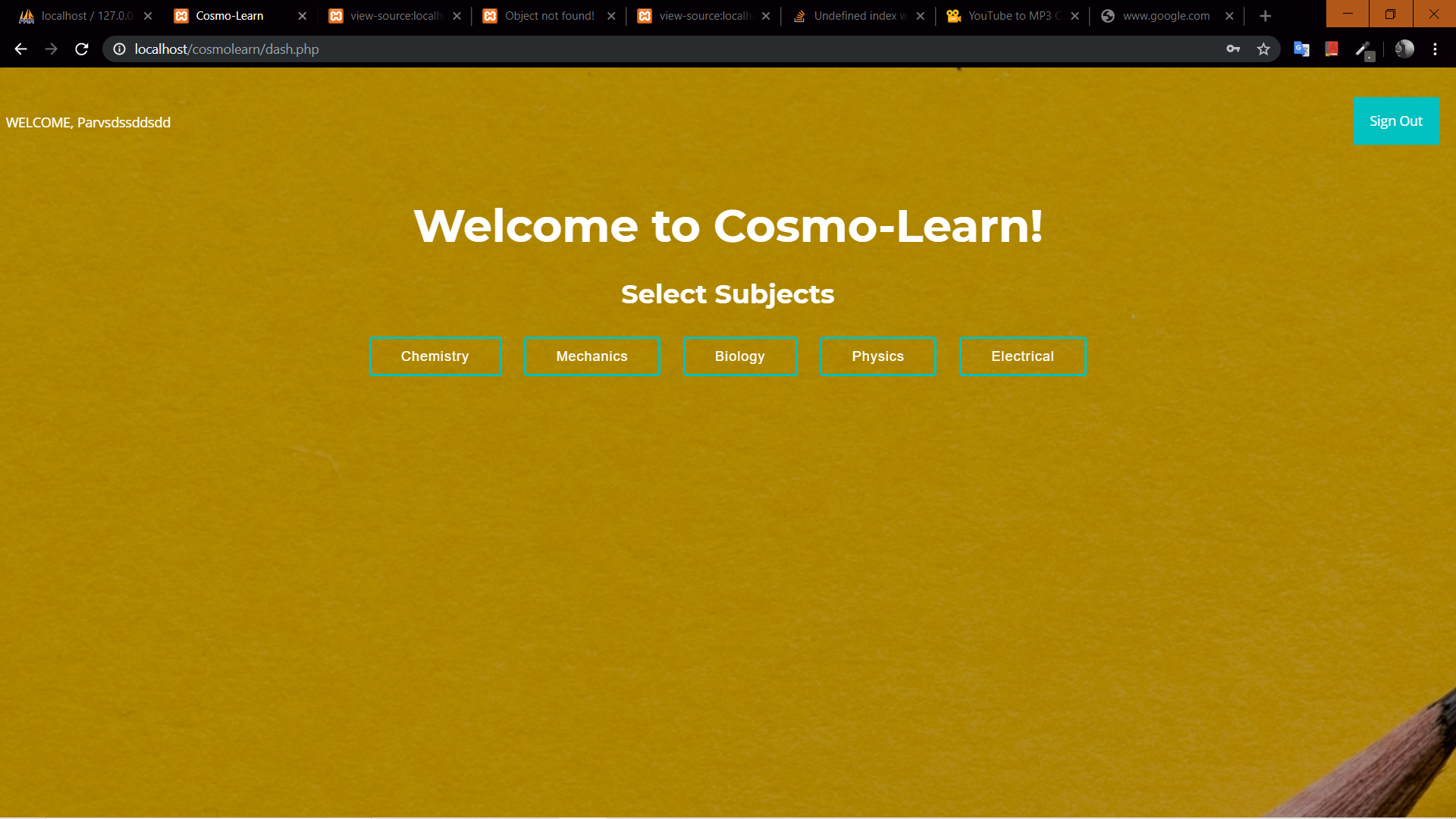 GitHub - parvnautiyal/cosmo-learn: This is a education website with ...