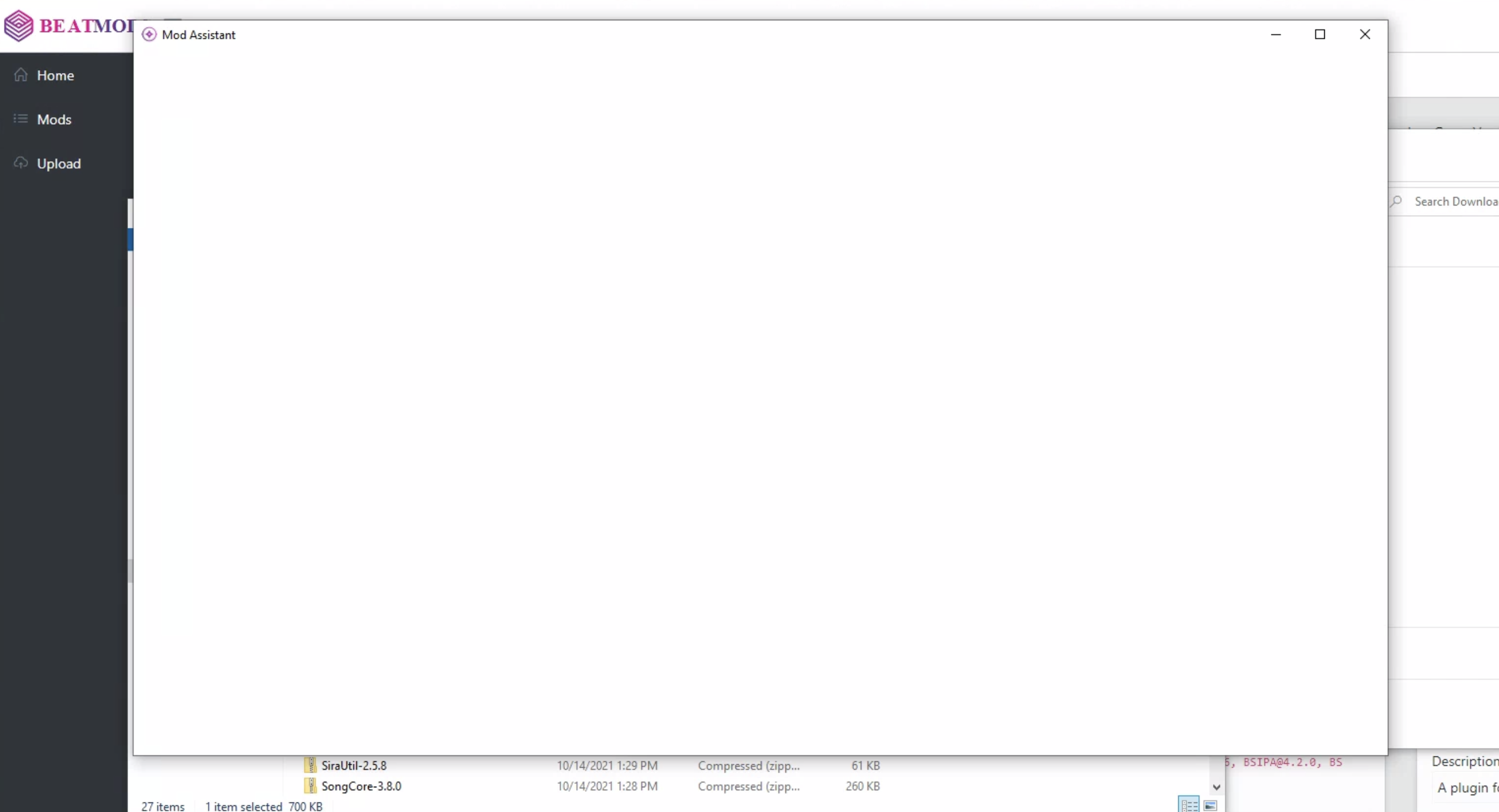 Installer white screen · Issue #413 · bsmg/ModAssistant · GitHub
