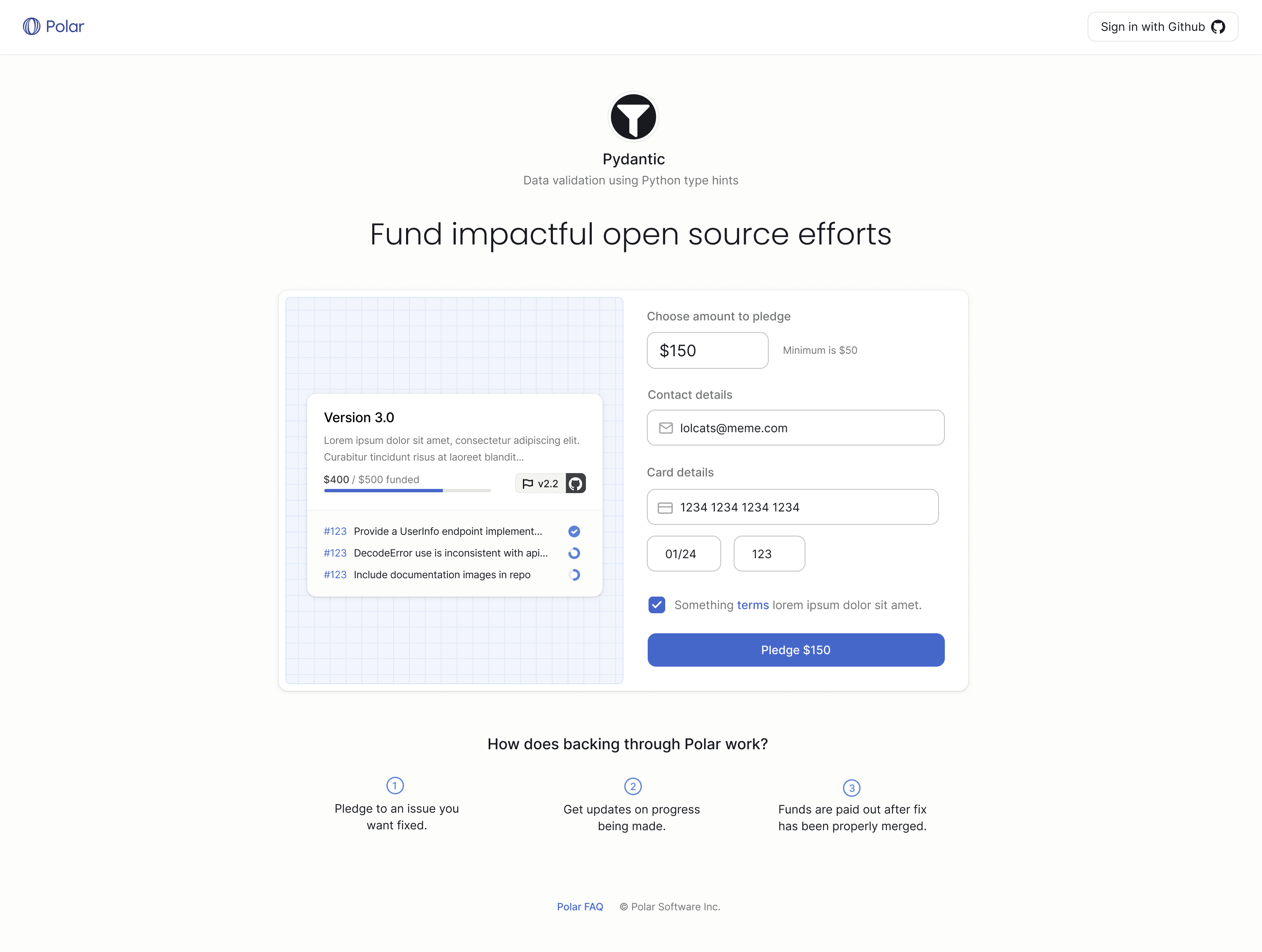[POL-55] Milestones · Issue #926 · polarsource/polar · GitHub