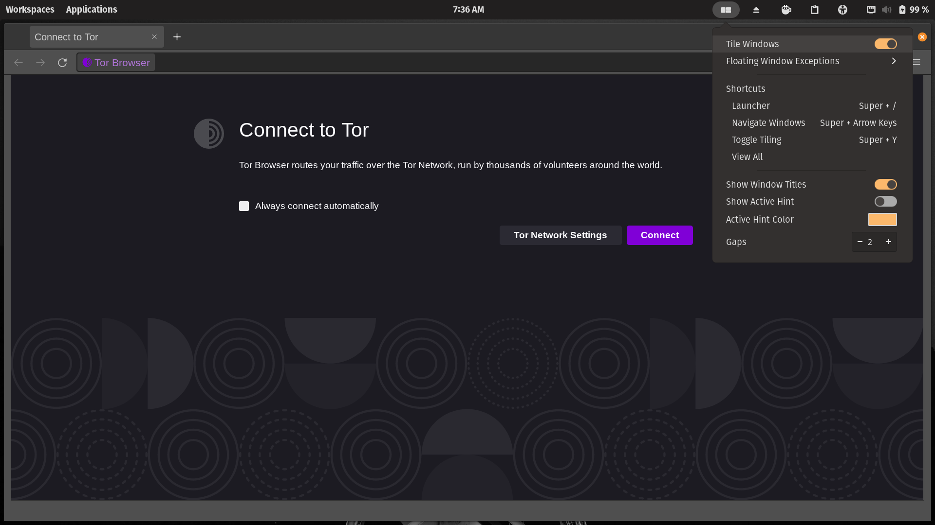 Add Tor Browser To Floating Window Exceptions · Issue 1397 · Pop Osshell · Github