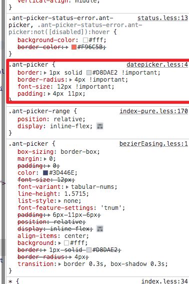 UI 5.0 RangePicker 校验错误后样式被覆盖 · Issue #395 · DTStack/ant-design-dtinsight-theme · GitHub
