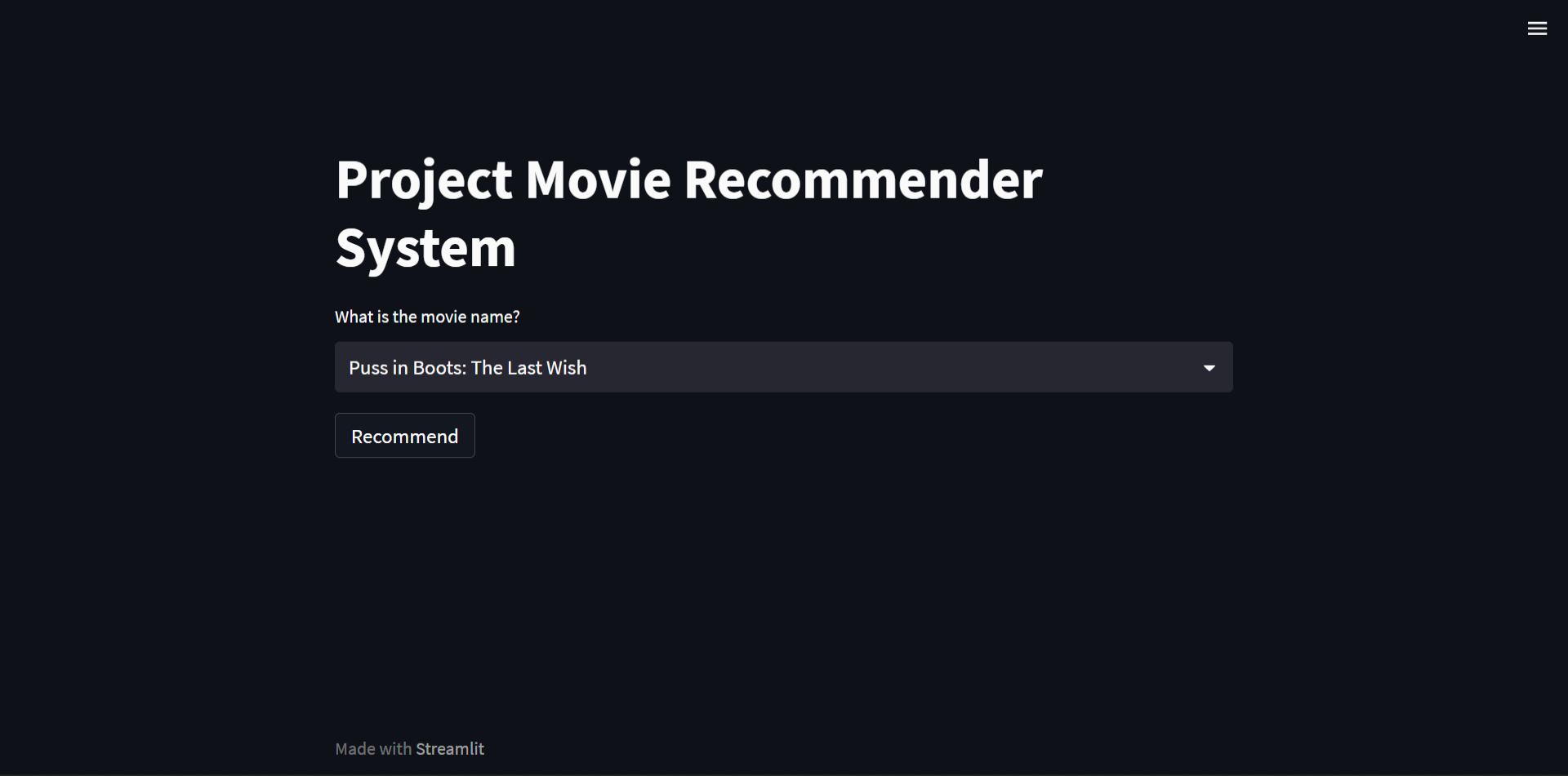 GitHub - Siraj458/Movie-Recommendation-System