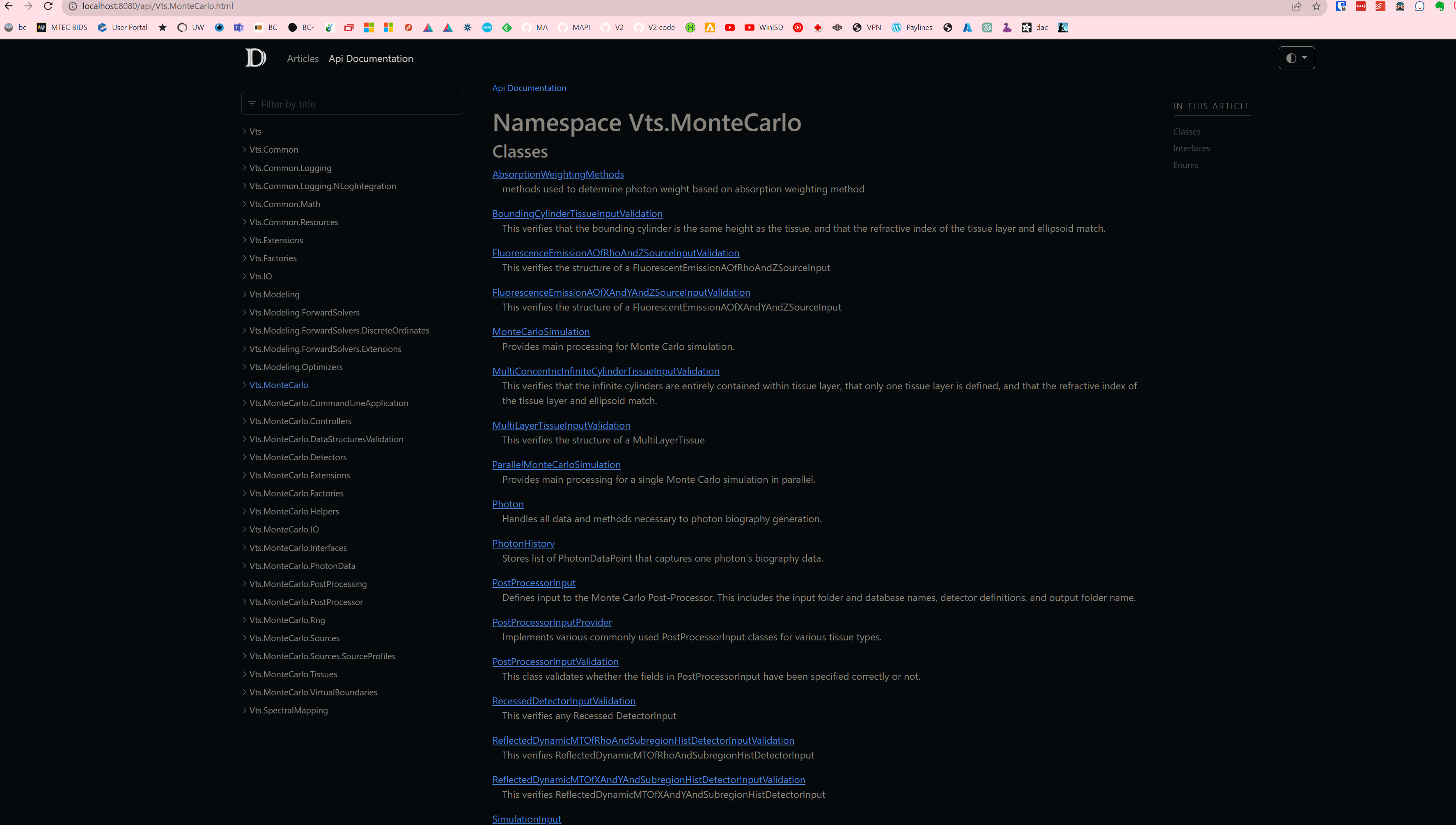 Consider static web hosted documentation on Github Pages ...