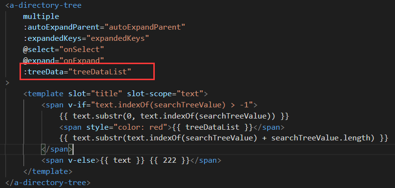 antd-vue组件tree的可搜索功能，使用a-directory-tree，搜索到的关键字在树列表上不红色展示 · Issue #1071 · vueComponent/ant ...