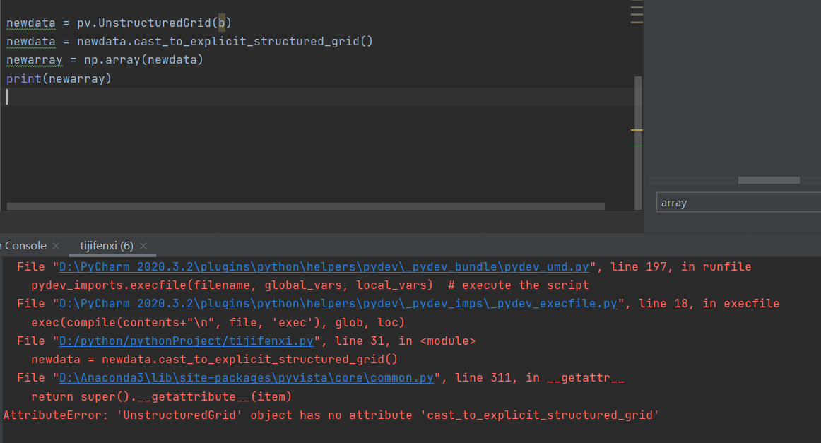 'UnstructuredGrid' object has no attribute 'cast_to_explicit_structured_grid' · Issue #1235 ...