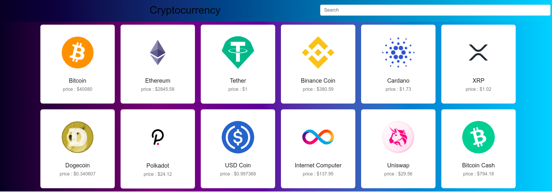 GitHub - dhanushkamathS/cryptocurrency