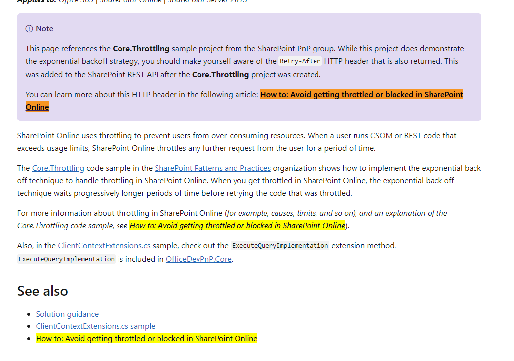 Loc Invalid Link In An Article · Issue 5285 · Sharepointsp Dev Docs · Github