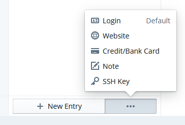 Entry types: note, SSH key, etc · Issue #807 · buttercup/buttercup ...