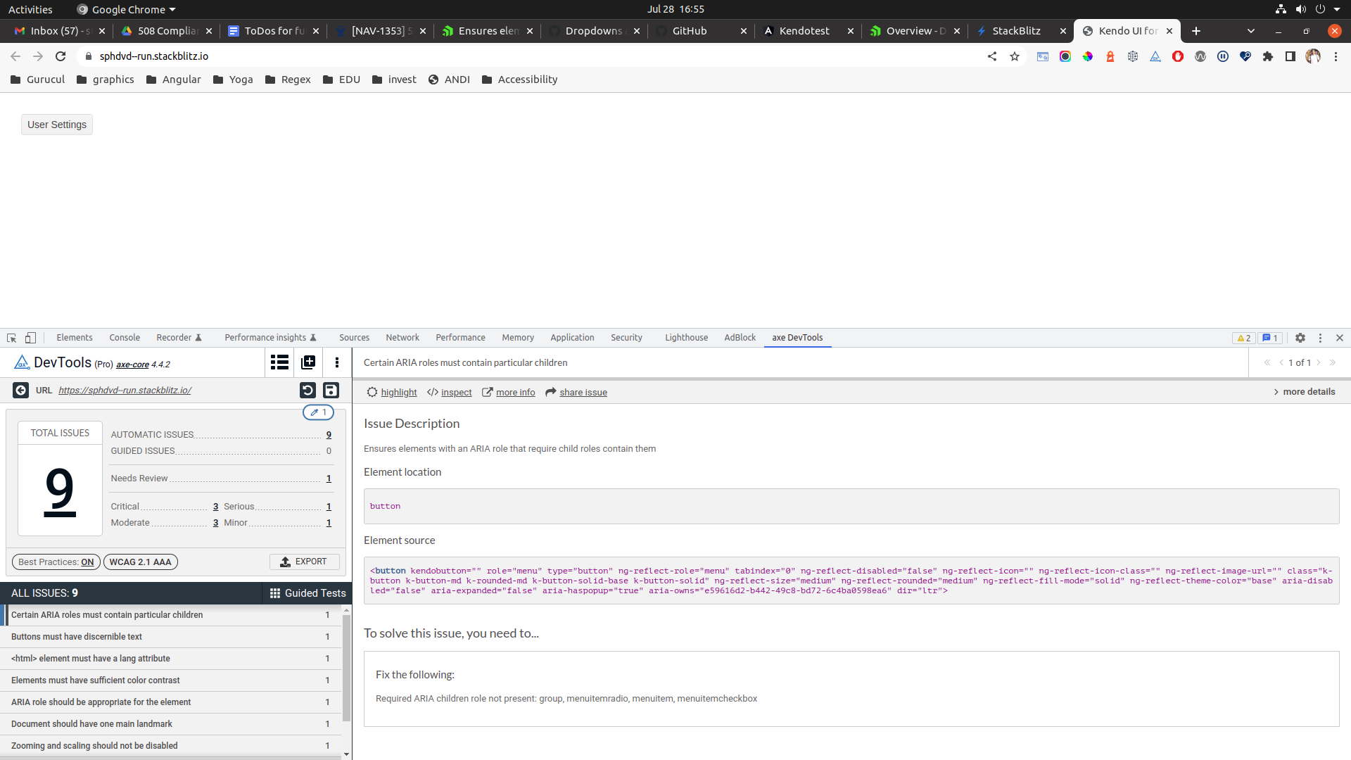 Dropdowns Accessibility Improvements · Issue 996 · Telerikkendo React · Github