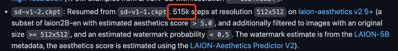 v1.2 515k? · Issue #482 · CompVis/stable-diffusion · GitHub
