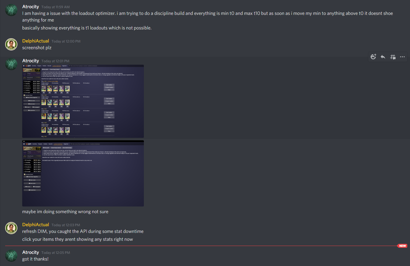 Loadout Optimizer should show an error when stats are not available from API · Issue #7058 ...