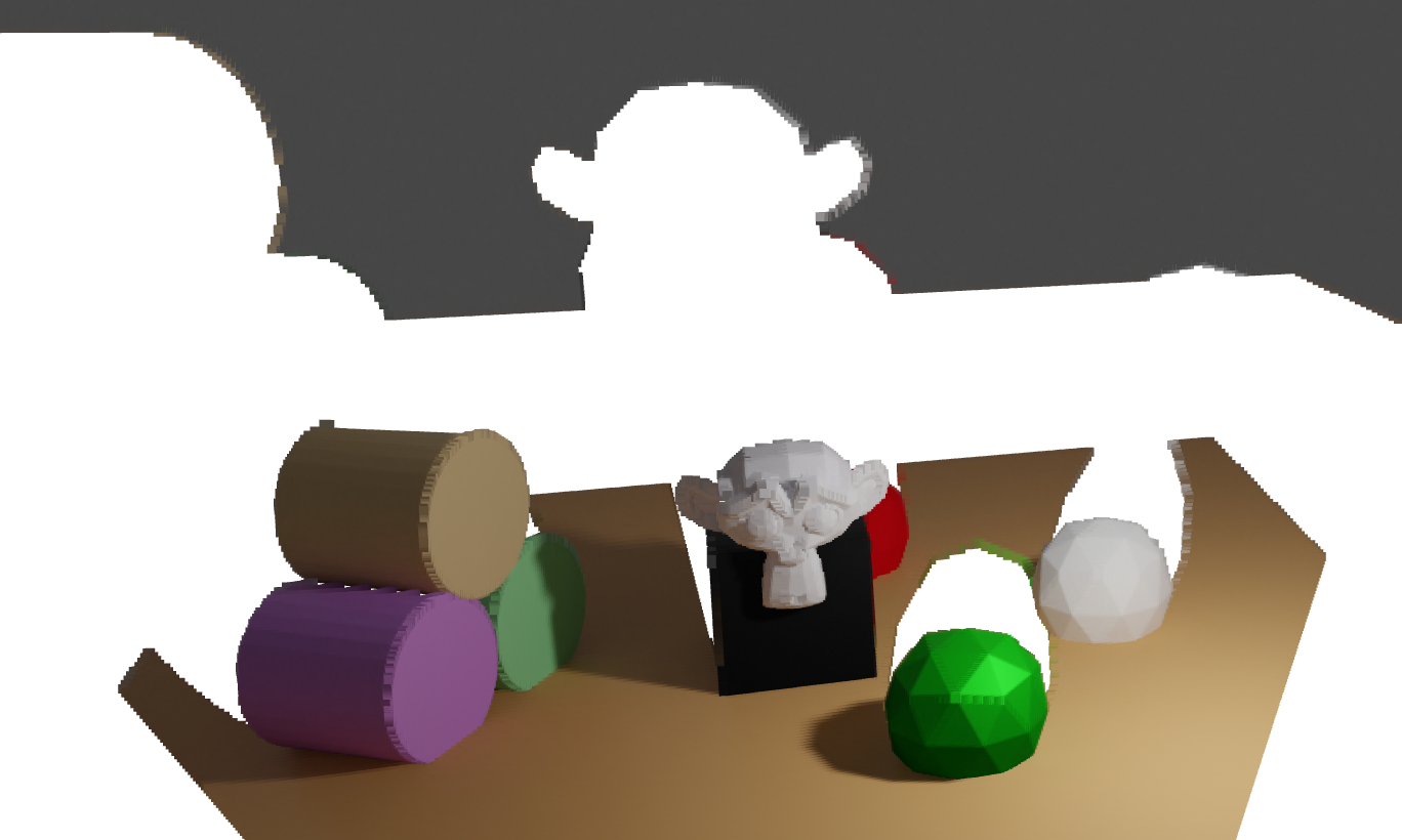 Segmentation mask object boundaries and depth map bleeding · Issue #291 ...