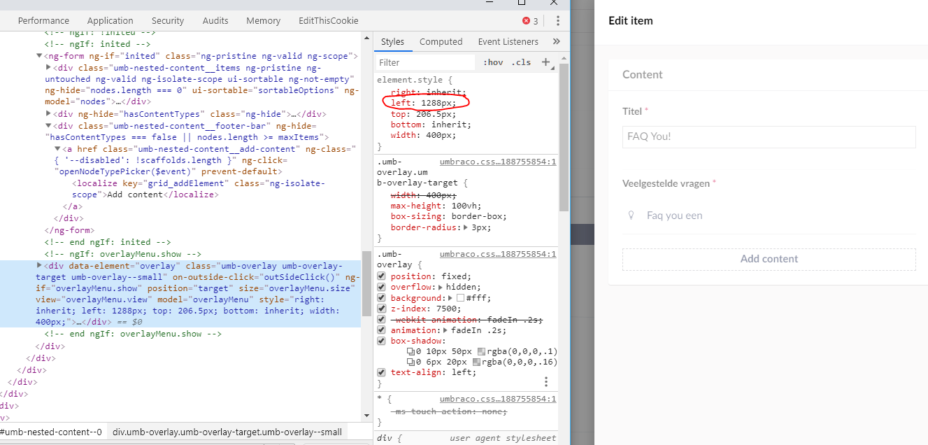 umboverlay.directive isn't context aware · Issue #6032 · umbraco/Umbraco-CMS · GitHub