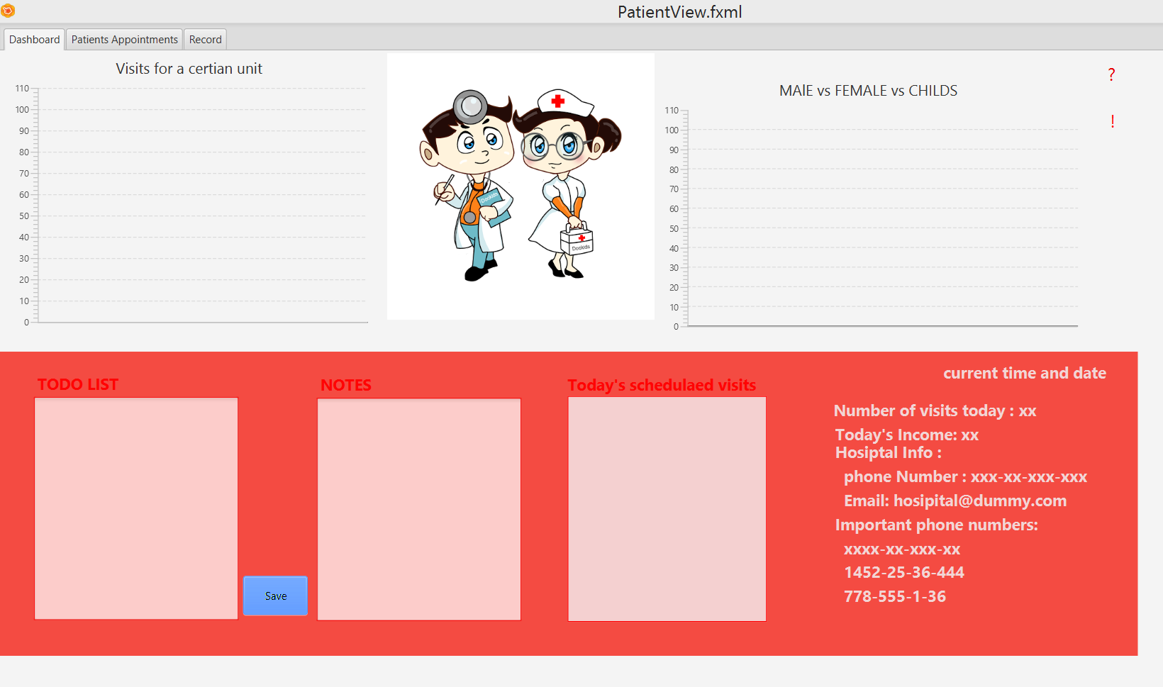 GitHub - OmarAlmighty/Clinical-Managment-System-GUI-Design: GUI of ...