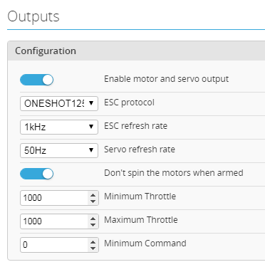 2.3.3 sets throttle values to default · Issue #887 · iNavFlight/inav-configurator · GitHub