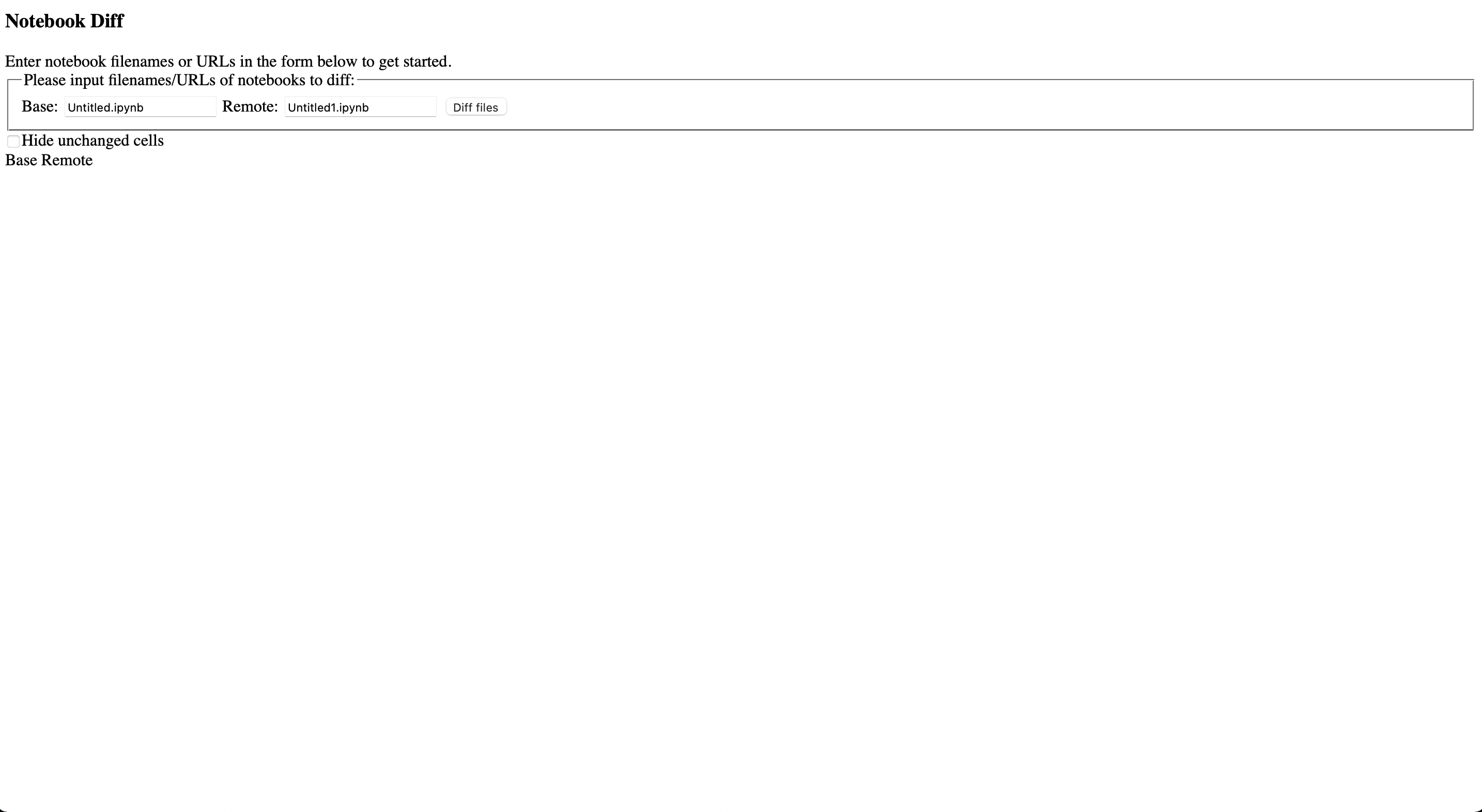 Full URL is not printed when comparing git revisions · Issue #560 · jupyter/nbdime · GitHub