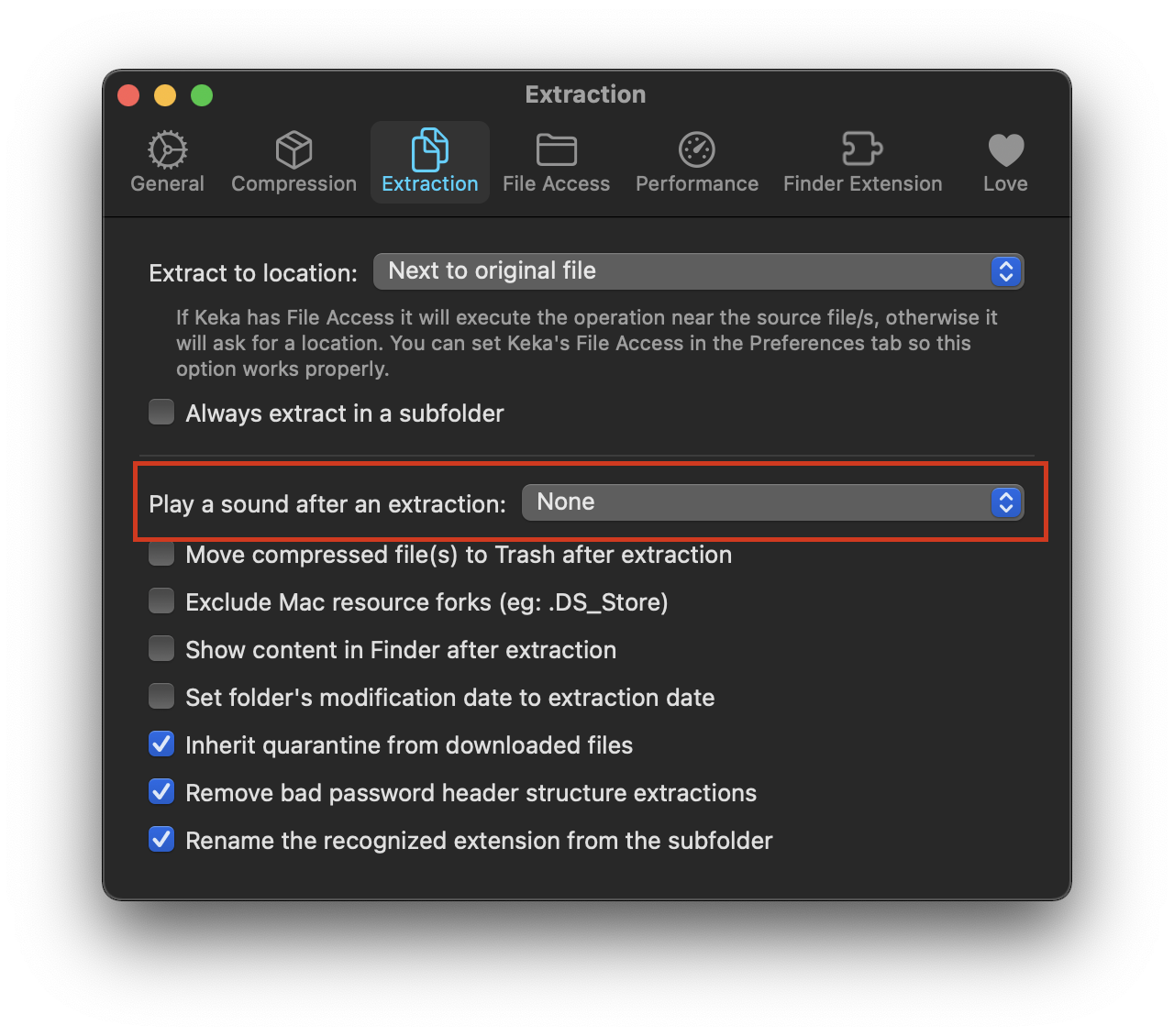 How to mute Keka? · Issue #920 · aonez/Keka · GitHub