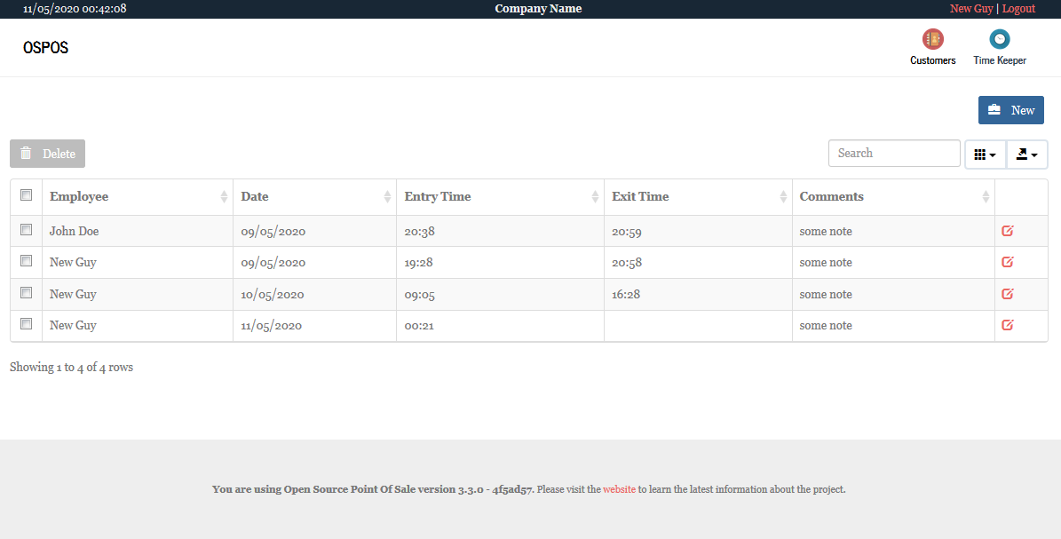 employee Time clock · Issue #2815 · opensourcepos/opensourcepos · GitHub