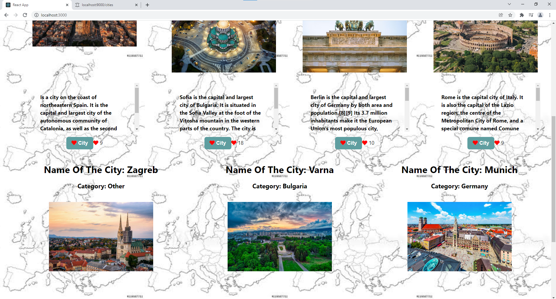 GitHub - Petar-Yovchev/the-cities: JS Web-ReactJS