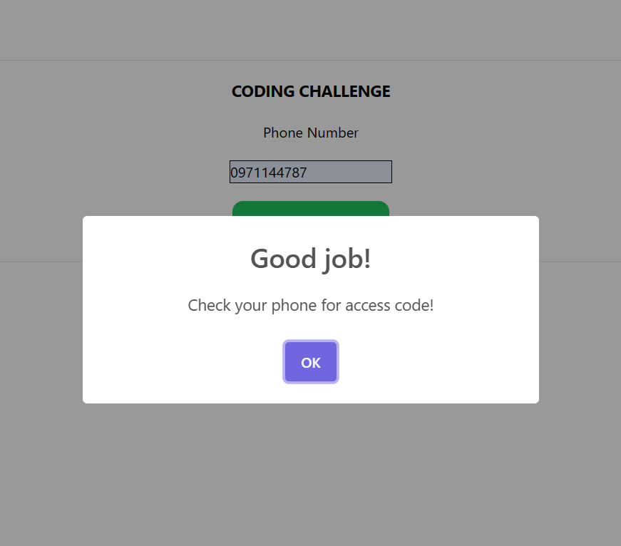 Github Iamlvv Test This Project Is About Sending Access Code To