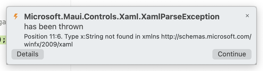 [iOS] Type x:Double not found in xmlns http://schemas.microsoft.com/winfx/2009/xaml · Issue ...
