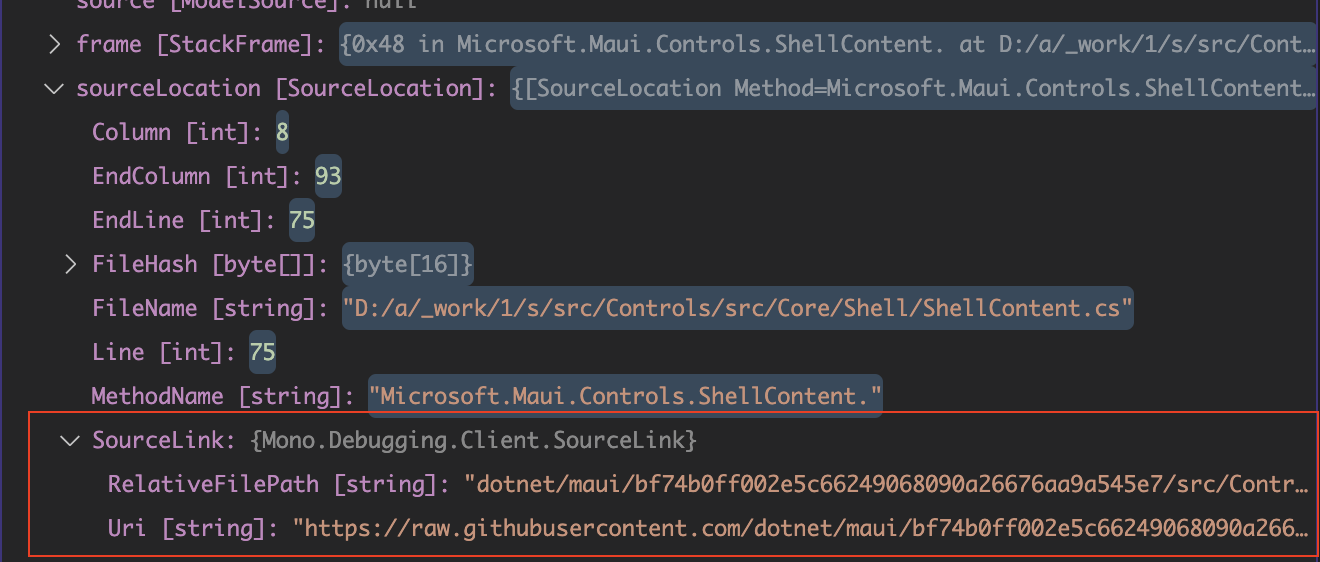 Missing sourceLocation metadata in assemblies when debug on iOS Platform · Issue #13548 · dotnet ...