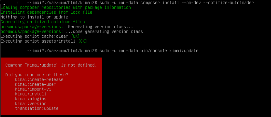 Upgrading to 1.7 · Issue #1409 · kimai/kimai · GitHub