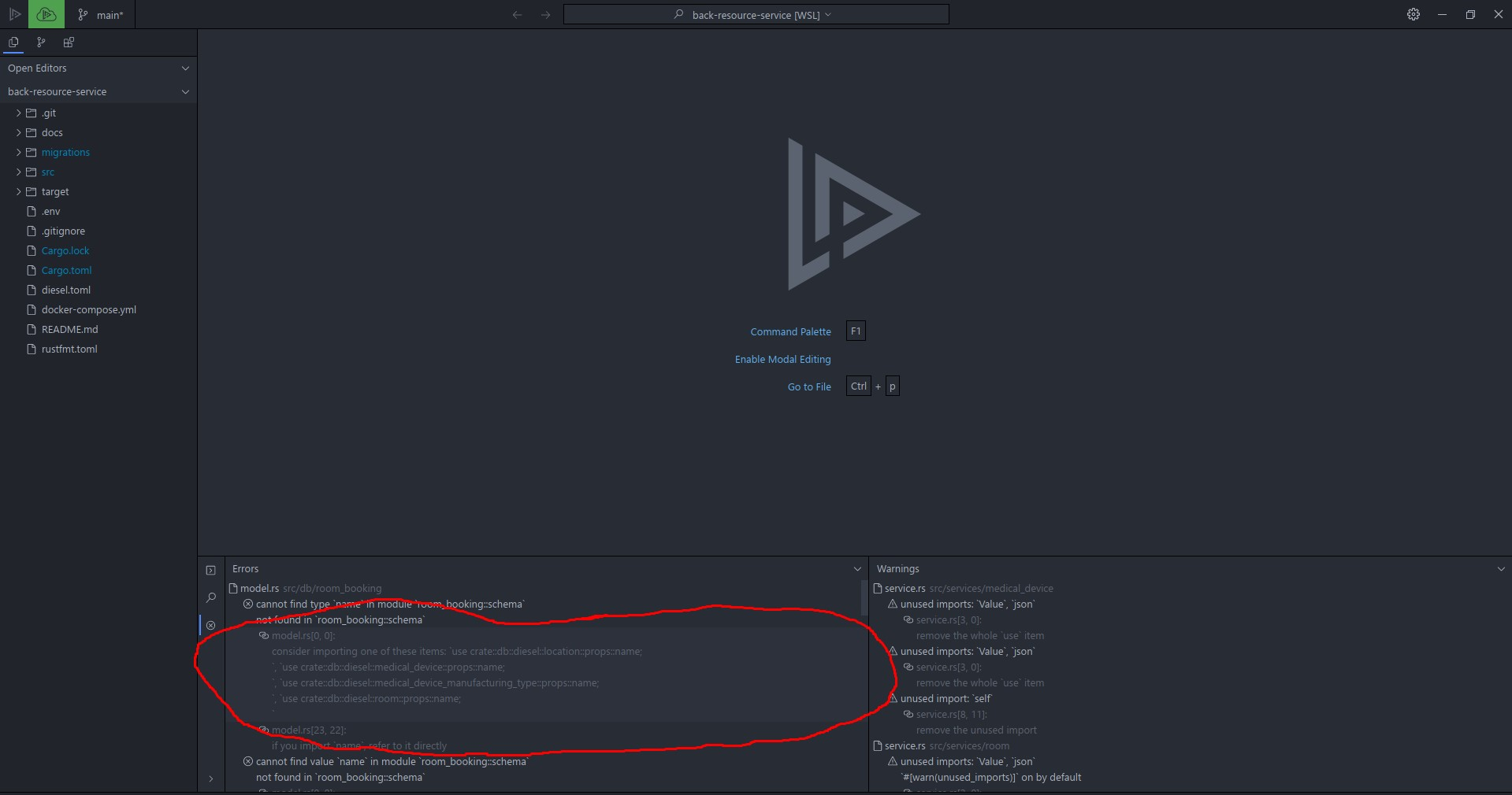 Lapce crashes without showing any errors when clicked an error detail in Errors tab below ...