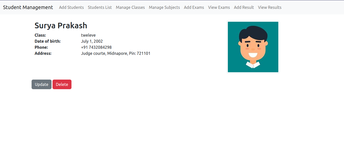 GitHub - pitkusharma/Student-Management: Django student management project.