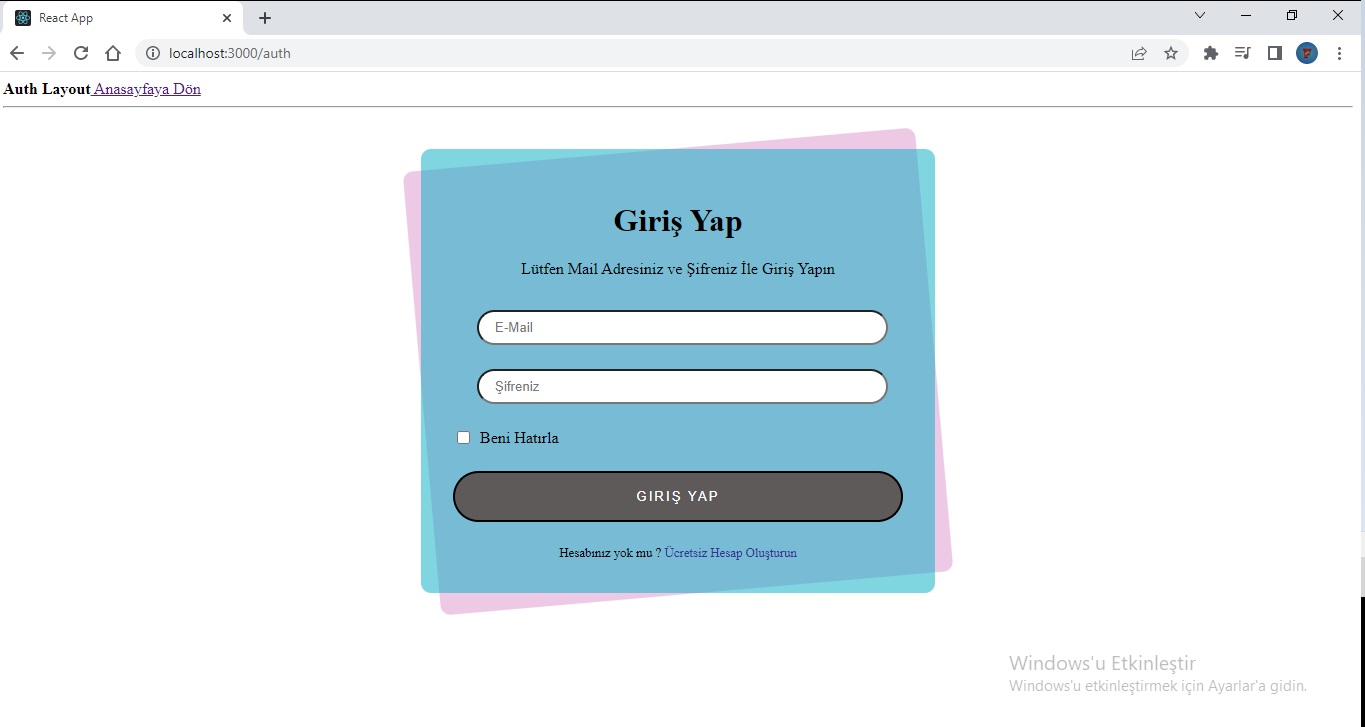 GitHub - furkanseven/react-routing-fetch-islemleri-form-yonetimi: React ile routing işlemleri ...