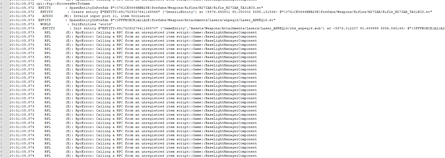 RPC Log spam · Issue #551 · RHSMODS/statusquo · GitHub