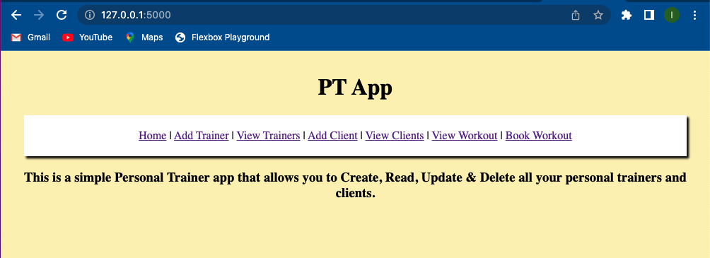Github Mrleonweekes Personal Trainer