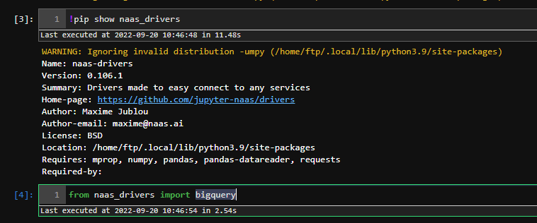 BigQuery - Update templates with import naas_drivers · Issue #1171 ...