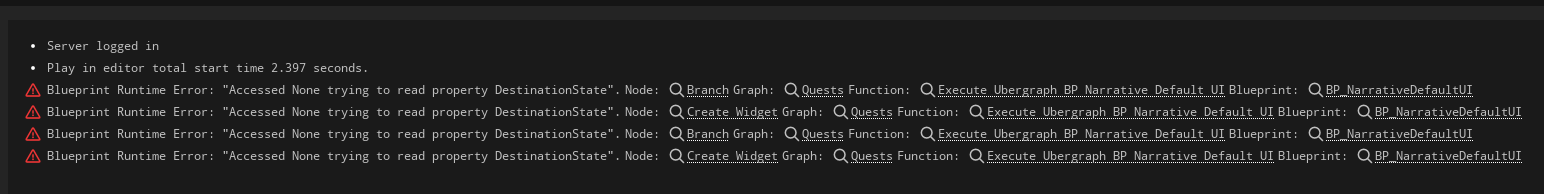 Quest - deleting nodes causes unreal to crash · Issue #18 · ReubenW/Narrative · GitHub