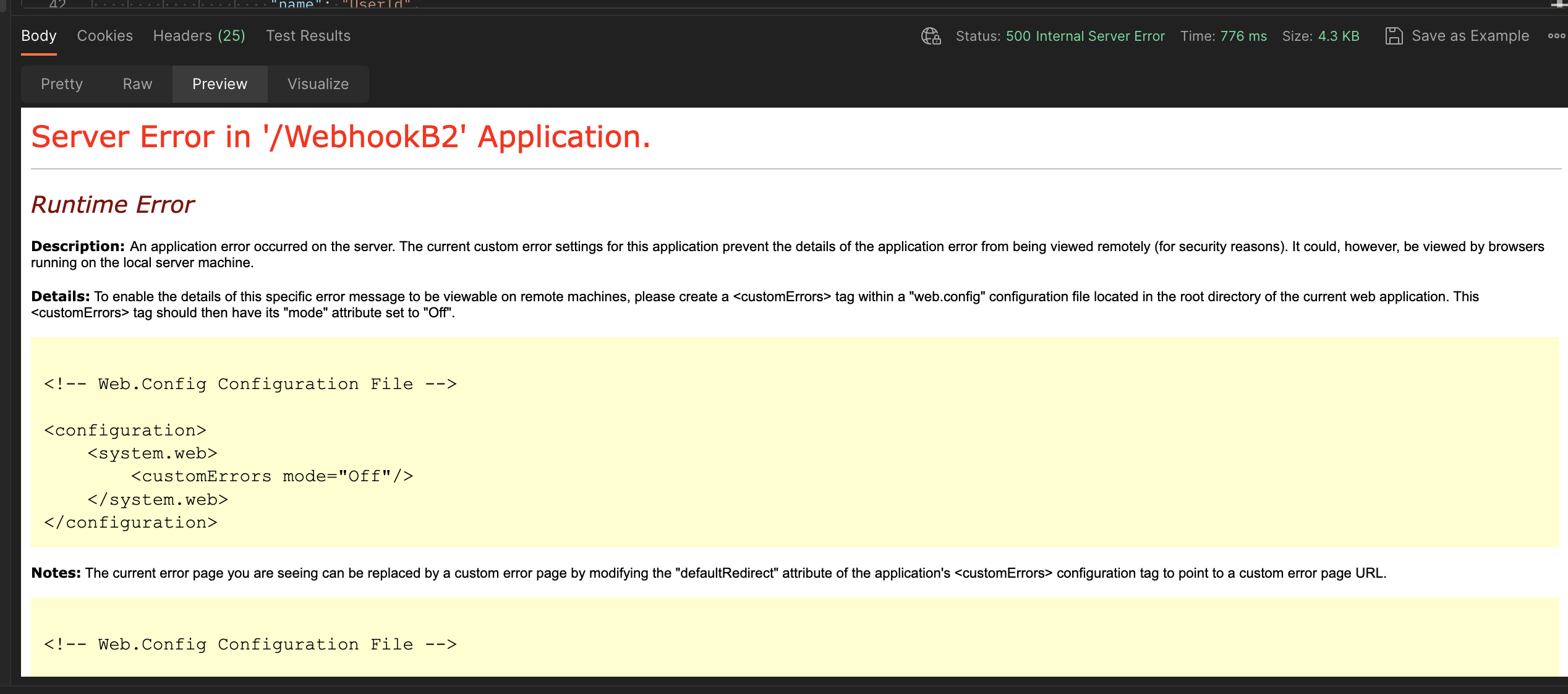 Error 500 or 503 sending message via Webhook · Issue #9700 · MicrosoftDocs/msteams-docs · GitHub