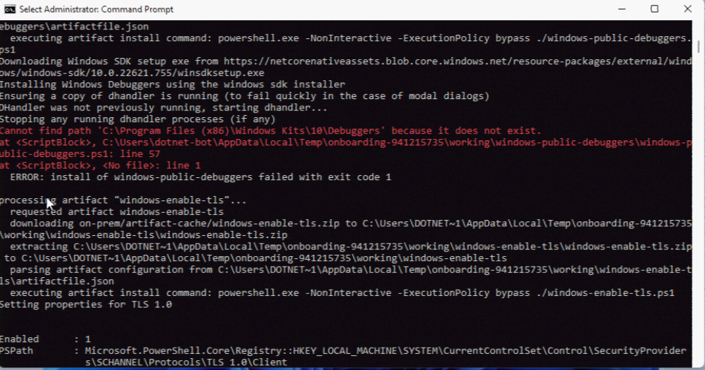 Helix Deployment script errors for "windows.11.amd64.android.open" Queue · Issue #107 · dotnet ...