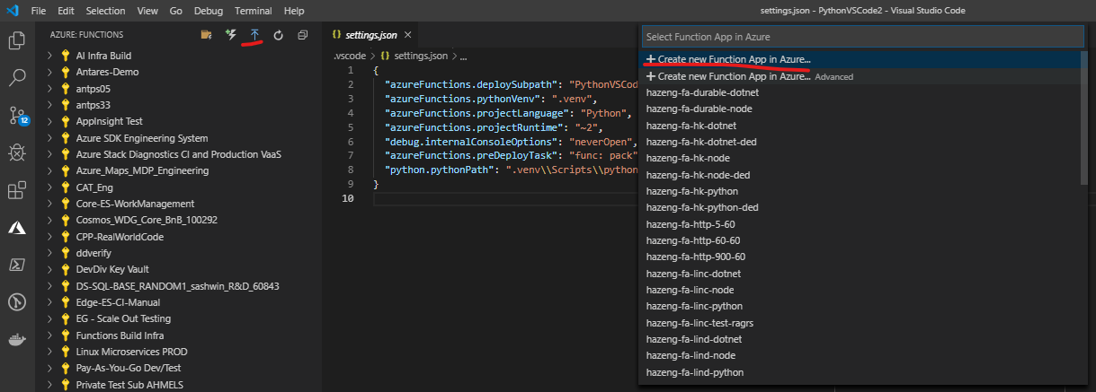 Remote build does not work when creating a new Linux Consumption function app · Issue #1450 ...