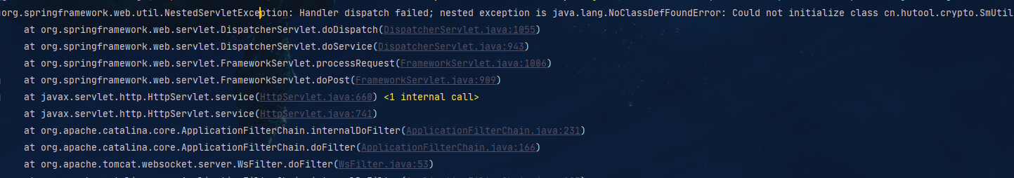 Could not initialize class cn.hutool.crypto.SmUtil · Issue #1689 · chinabugotech/hutool · GitHub