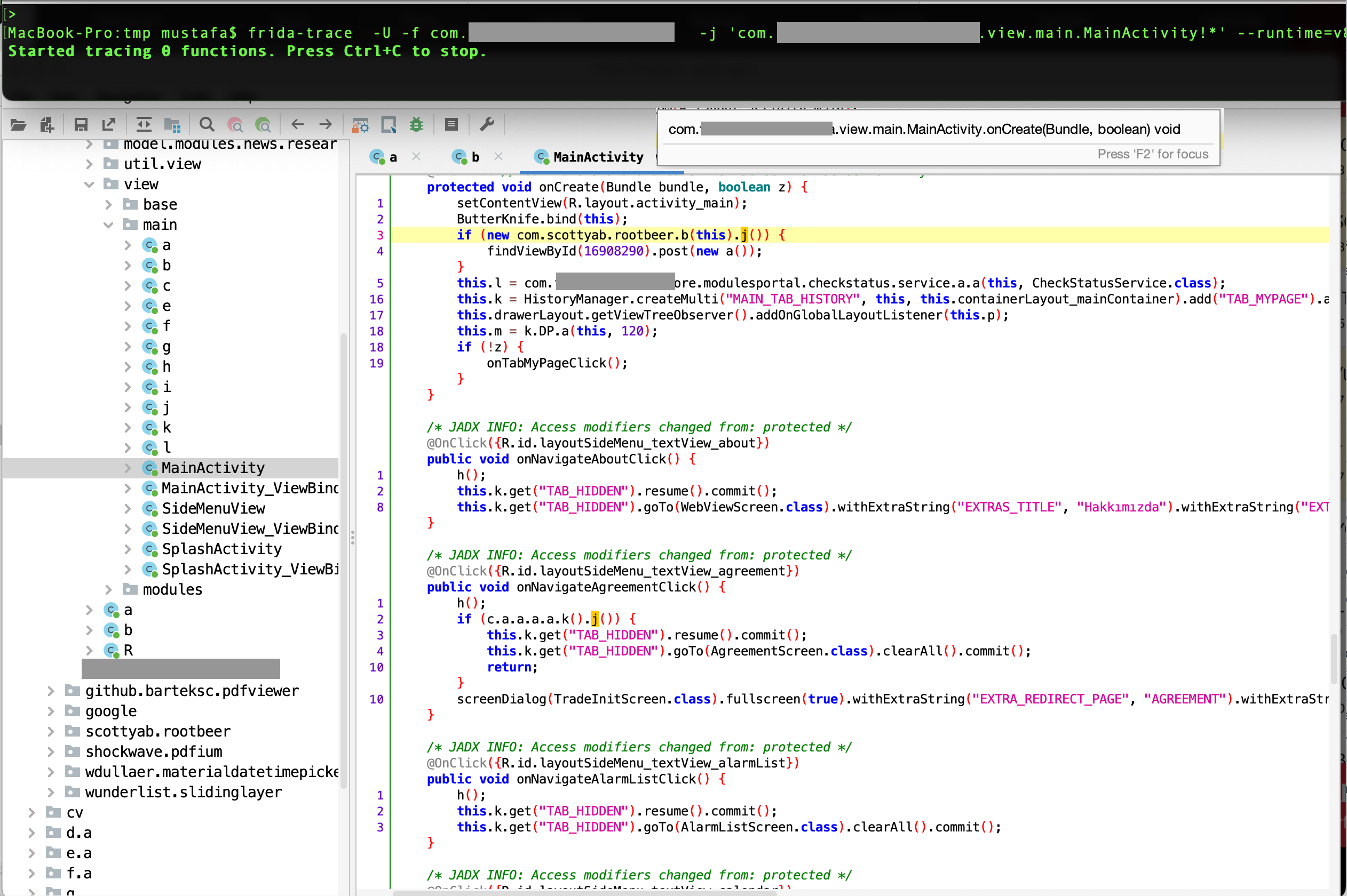 Frida Trace Results 0 Function Tracing · Issue 2118 · Frida Frida · Github